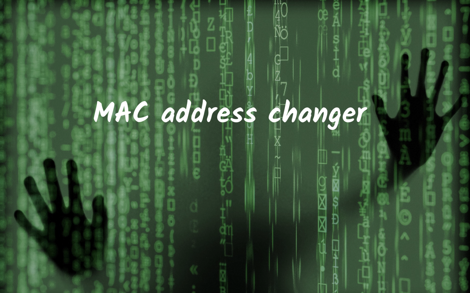 Create your own MAC Address Changer using Python - TechSphinx