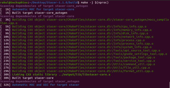 Install Stacer to Monitor and Optimize Linux System - TechSphinx