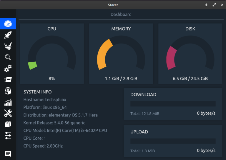 Install Stacer To Monitor And Optimize Linux System Techsphinx