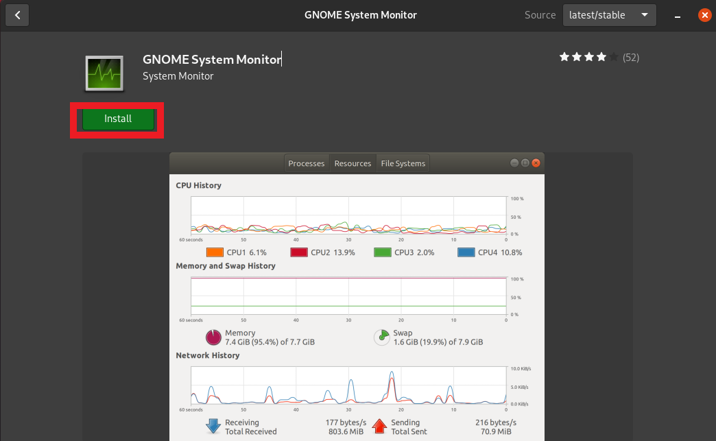 How to Install and Use GNOME System Monitor? - TechSphinx