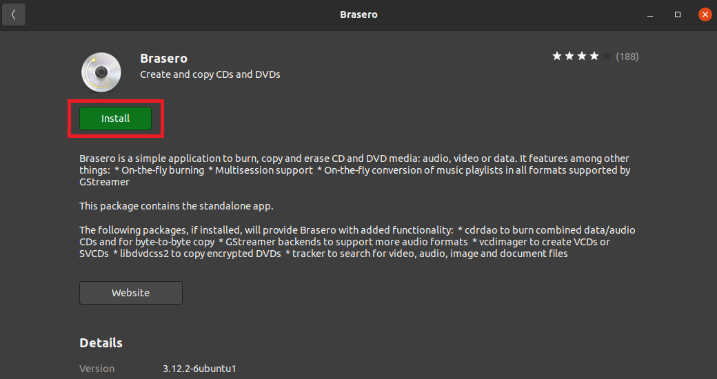 How to Install Brasero CD/DVD burner on Ubuntu? - TechSphinx